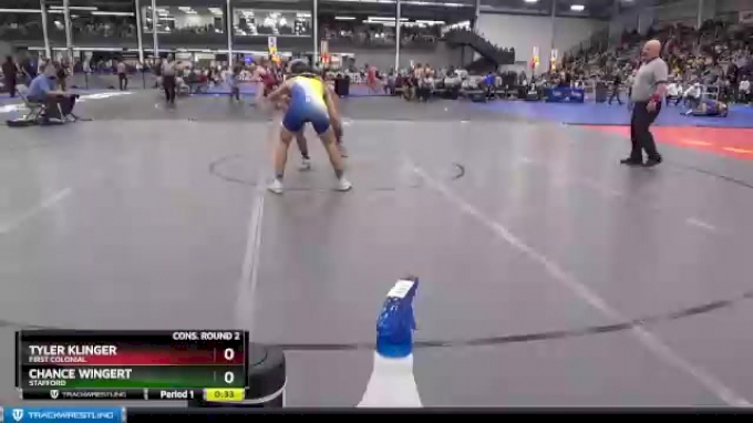 160 lbs Cons. Round 2 - Chance Wingert, Stafford vs Tyler Klinger ...