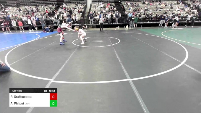 108-H lbs Consi Of 16 #2 - Rocco Graffeo, Bitetto Trained Wrestling vs ...