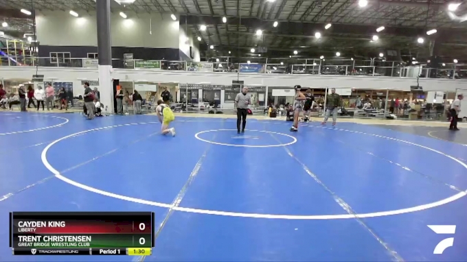 150 lbs Cons. Semi - Cayden King, Liberty vs Trent Christensen, Great ...