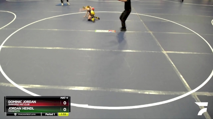 77 lbs Champ. Round 2 - Dominic Jordan, SHAKOPEE MAT CLUB vs Jordan ...