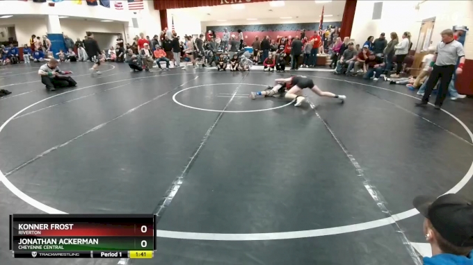 120 lbs Quarterfinal - Konner Frost, Riverton vs Jonathan Ackerman ...
