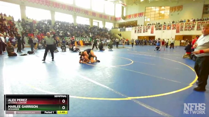 191 Girls Semifinal - Marlee Garrison, Oceanside vs Alex Perez, La ...