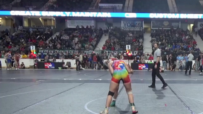 125 lbs Quarterfinal - Madison Siegfried, St. Francis vs Olive Dubois ...