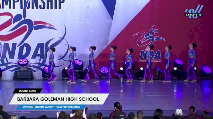 Barbara Goleman High School [2025 Medium Varsity - Team Performance ...