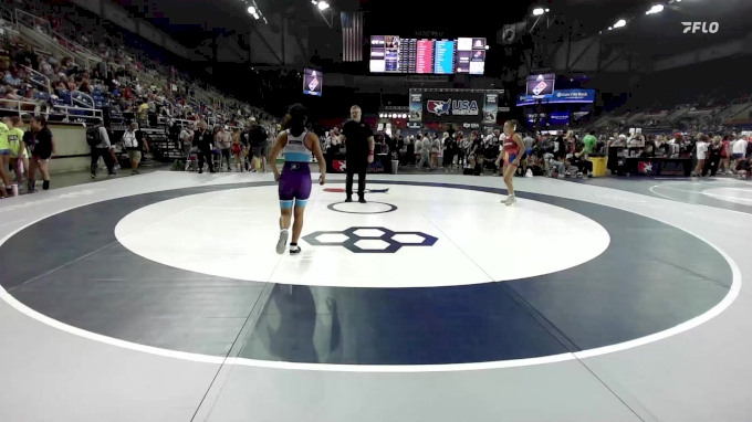 95 lbs Champ. Rd Of 32 - Natalie Radecki, DE vs Jocelyn Sanchez Chavez, CT