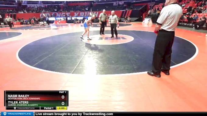 3A 138 lbs Champ. Round 1 - Nasir Bailey, Richton Park (Rich Township ...