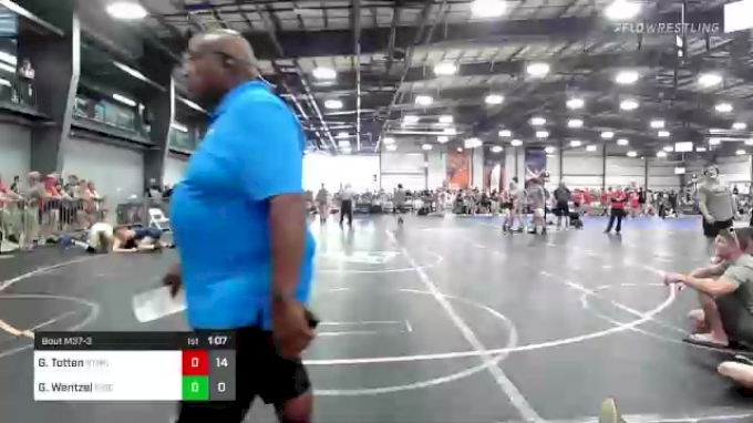 126 lbs Rr Rnd 3 - Garrett Totten, Shore Thing Wave vs Gage Wentzel ...