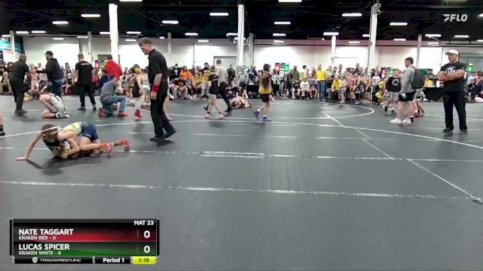 60 lbs Semis (4 Team) - Lucas Spicer, Kraken White vs Nate Taggart ...
