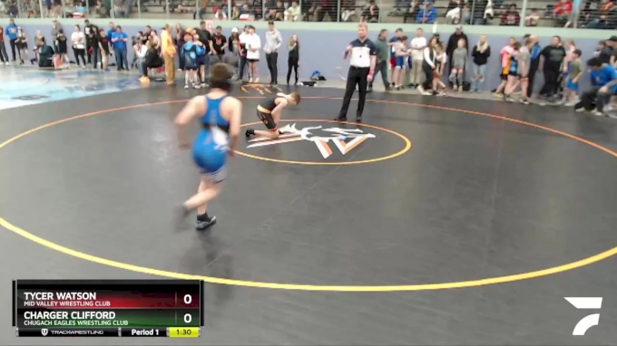 98 lbs Round 3 - Charger Clifford, Chugach Eagles Wrestling Club vs ...