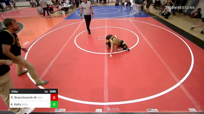 61 lbs 3rd Place - Ronald Branchcomb 4th, Heat vs Kaleb Kelly, Broken ...