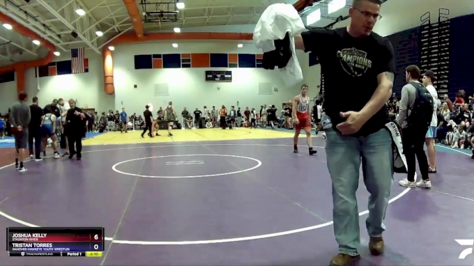 175 lbs Champ. Round 2 - Joshua Kelly, Staunton River vs Tristan Torres ...