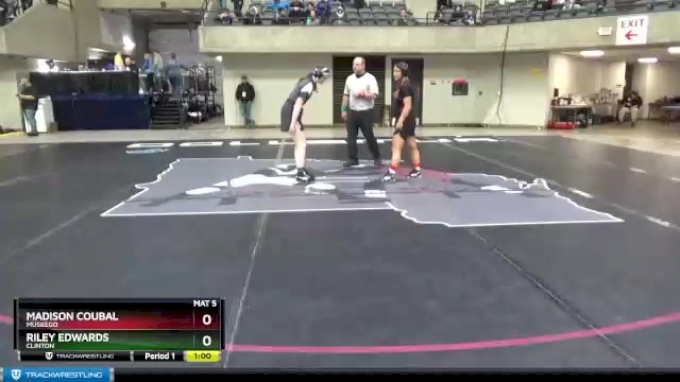 145 lbs Cons. Round 3 - Madison Coubal, Muskego vs Riley Edwards, Clinton