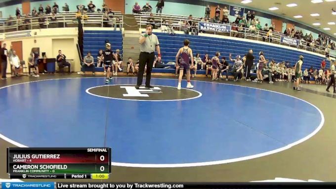 80 lbs Semis (4 Team) - Cameron Schofield, Franklin Community vs Julius ...