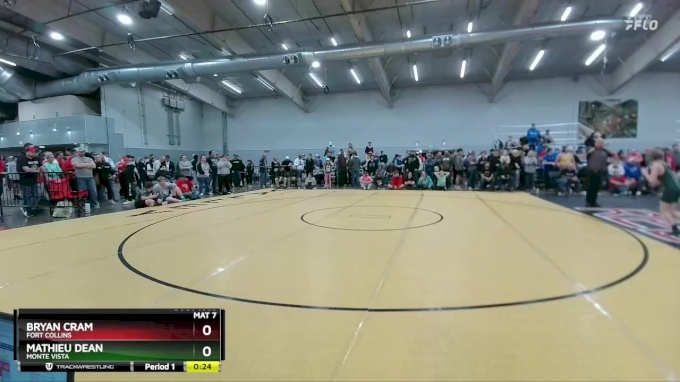 106 lbs Cons. Round 3 - Mathieu Dean, Monte Vista vs Bryan Cram, Fort ...
