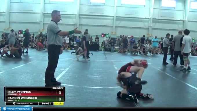 80 lbs Round 9 (10 Team) - Riley Pylypiak, Donahue vs Carson Wissinger ...