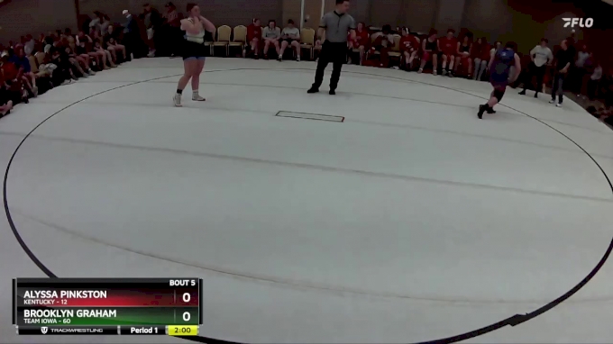 193 lbs Round 2 (8 Team) - Brooklyn Graham, Team Iowa vs Alyssa ...