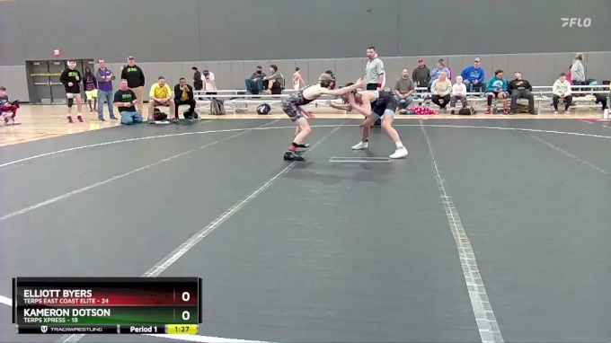 115 lbs Round 5 (10 Team) - Kameron Dotson, Terps Xpress vs Elliott ...