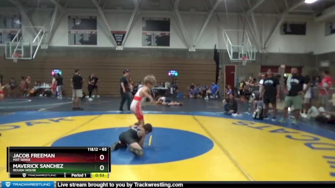 65 lbs Round 5 - Jacob Freeman, Mat Sense vs Maverick Sanchez, Rough House