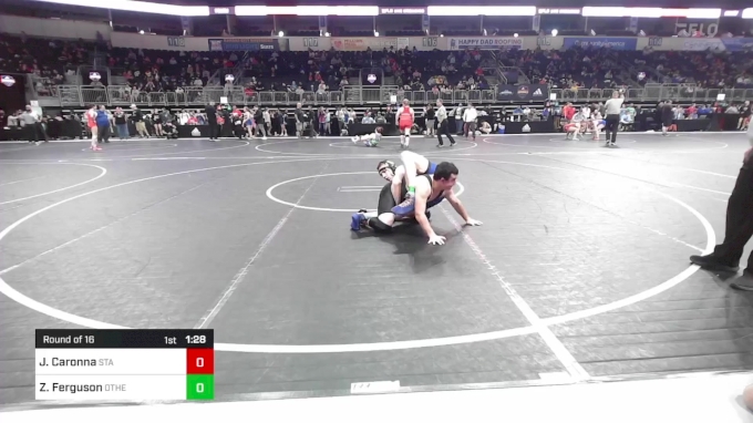 163 lbs Round Of 16 - Joshua Caronna, St. Amant Wrestling Club vs ...