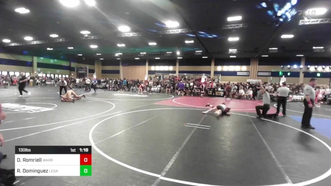 130 lbs Round Of 64 - Danielle Romriell, Warrior WC vs Ruby Dominguez ...