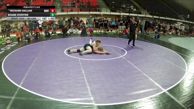 165 lbs Champ. Round 2 - Richard Hallam, Montana vs Shane Stoffer