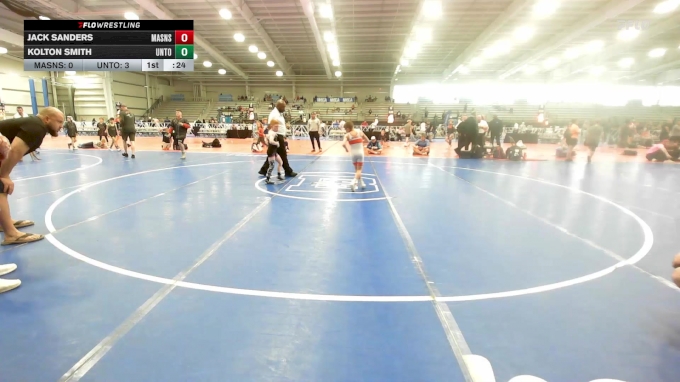 56 lbs Semifinal - Jack Sanders, Mat Assassins Gray vs Kolton Smith ...