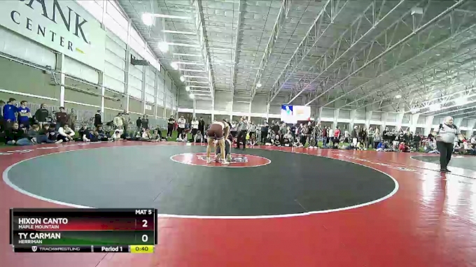 157 lbs 7th Place Match - Ty Carman, Herriman vs Hixon Canto, Maple ...