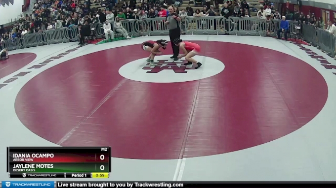 110 lbs 5th Place Match - Idania Ocampo, Arbor View vs Jaylene Motes ...