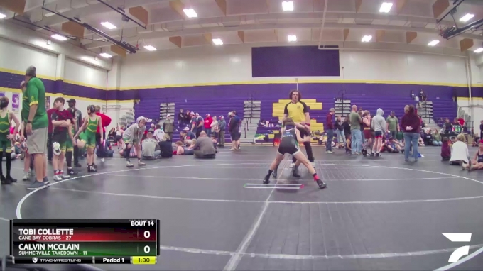 75 lbs Round 5 (6 Team) - Tobi Collette, Cane Bay Cobras vs Calvin ...