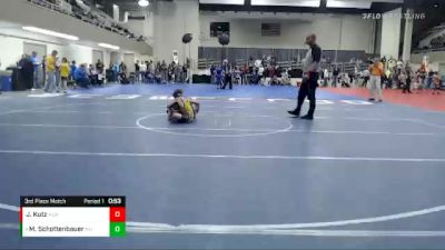 76B 3rd Place Match - Mason Schottenbauer, New Ulm vs Jack Kutz, HLWW