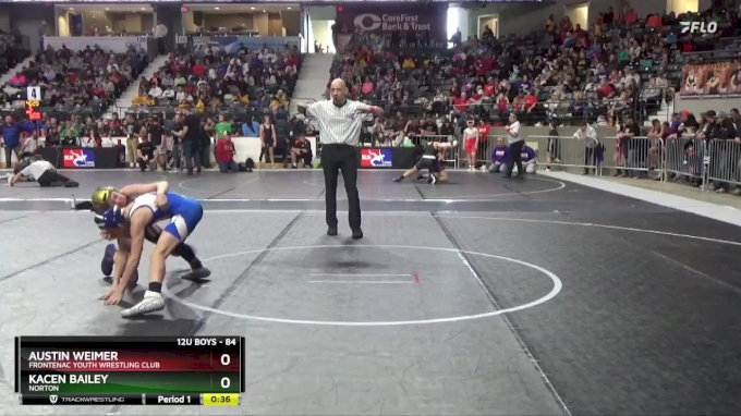 84 lbs Cons. Round 2 - Austin Weimer, Frontenac Youth Wrestling Club vs ...