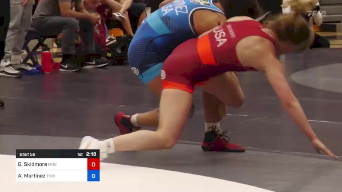55 kg Consolation - Gabrielle Skidmore, Minnesota Gold Wrestling Club ...