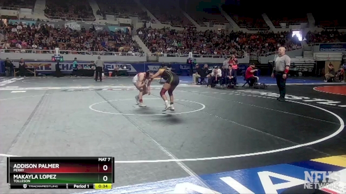 D1-100 lbs 3rd Place Match - Addison Palmer, Perry vs Makayla Lopez ...