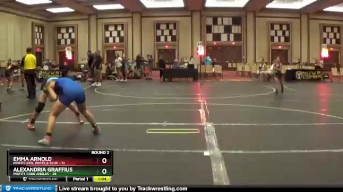 128 lbs Round 2 (8 Team) - Alexandria Graffius, Misfits Dark Angles vs ...