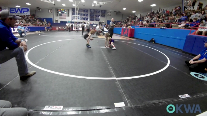 46 lbs Final - Stetson Manuel, Newkirk Takedown Club vs Colt Williams ...
