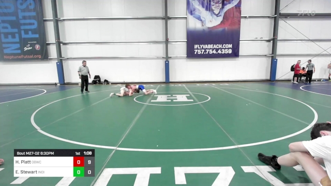 120 lbs Rr Rnd 2 - Hudson Platt, OBWC Bazooka Red vs Elijah Stewart ...