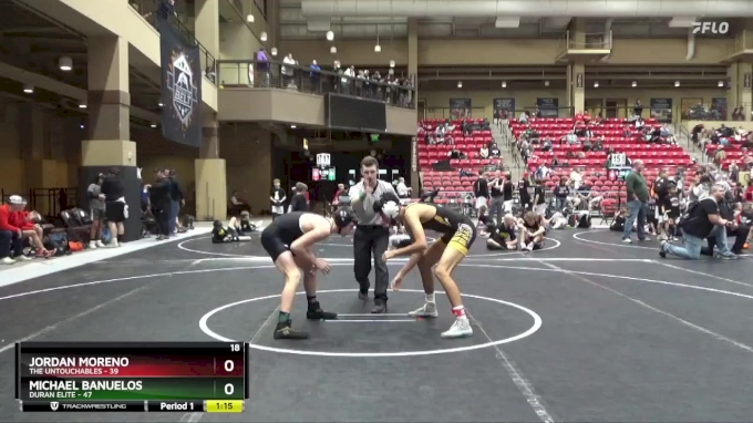 130 lbs Round 4 (6 Team) - Jordan Moreno, The Untouchables vs Michael ...