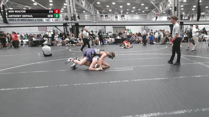 150 lbs Semis & 1st Wrestleback (8 Team) - Ben Walton, GT Nation vs ...