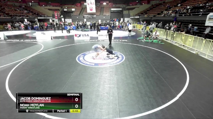106 lbs Semifinal - Noah Moylan, Poway Wrestling vs Jacob Dominguez ...