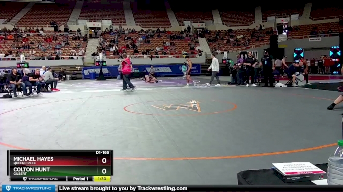 D1-165 lbs Champ. Round 1 - Colton Hunt, Gilbert vs Michael Hayes ...