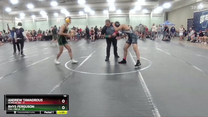 144 lbs Round 5 (8 Team) - Andrew Tawadrous, Scanlan WA vs Rhys ...