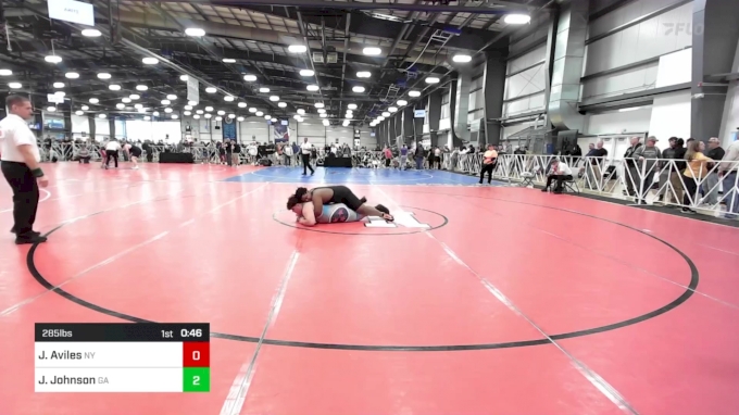 285 lbs Consi Of 16 #1 - Julian Aviles, NY vs Jerome Johnson, GA