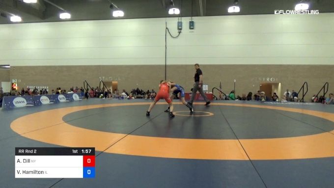 36 kg Rr Rnd 2 - Angie Dill, Team New York vs Valerie Hamilton, Team ...