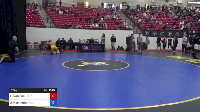 70 kg Cons 8 #2 - Landon Robideau, MN Elite Wrestling Club vs James ...