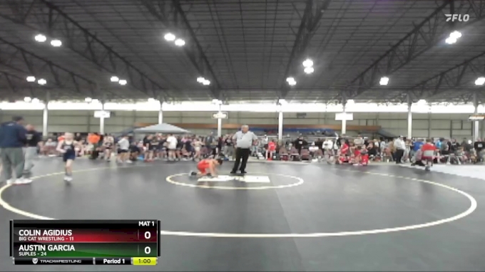 71 lbs Quarterfinals (8 Team) - Colin Agidius, Big Cat Wrestling vs ...