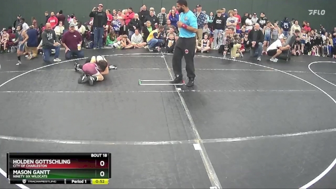 85 lbs Quarterfinal - Mason Gantt, Ninety Six Wildcats vs Holden ...