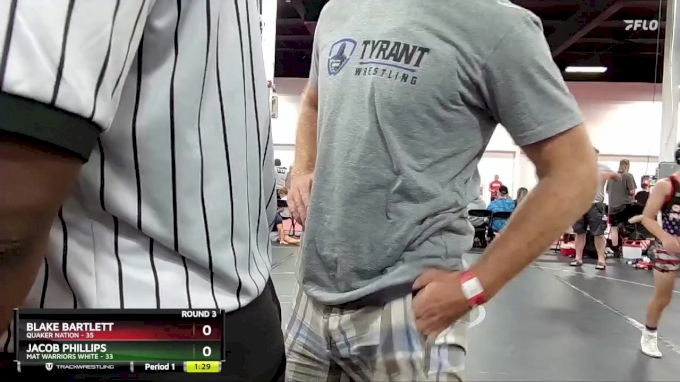 100 lbs Round 3 (4 Team) - Blake Bartlett, Quaker Nation vs Jacob Phillips, Mat Warriors White