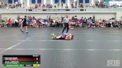 80 lbs Round 1 (6 Team) - Colton Reed, West Forsyth WC vs Jojo Larocco ...