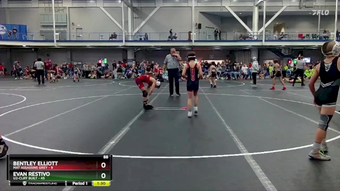 88 lbs Round 4 (8 Team) - Evan Restivo, U2-Cliff Built vs Bentley ...