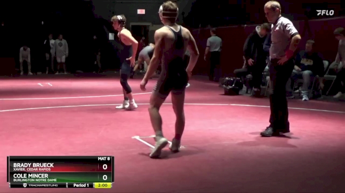 144 lbs 19th Place Match - Cole Mincer, Burlington Notre Dame vs Brady ...